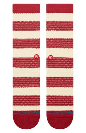 Stance Peppermint Waffle Crew Socks