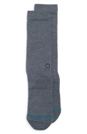 Stance Icon Wool Blend Crew Socks - Grey