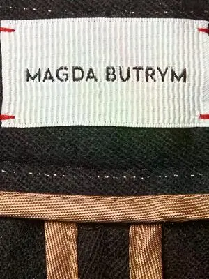 Magda Butrym 2020 Pinstripe-pattern Tapered Trousers