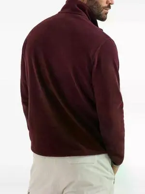 Brunello Cucinelli Techno Cashmere And Cotton Sweatshirt With Half Zip