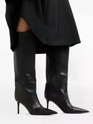 Brunello Cucinelli Riding Leather Boots With Monili