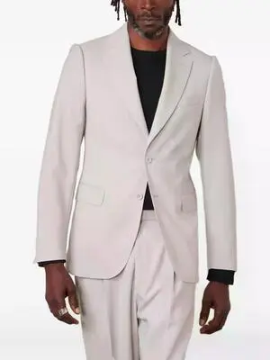 Officine Générale Giovanni Virgin Wool Jacket - Neutrals