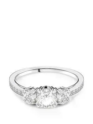 SWAROVSKI Stilla Attract Three-stone Ring - Silver