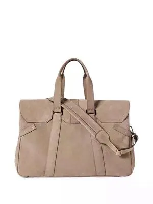 Brunello Cucinelli Textured Nubuck Country Weekender Bag