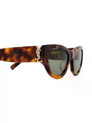 Saint Laurent Round-frame Sunglasses - Brown