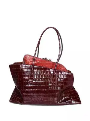 Attico La Passeggiata Medium Faded Bordeaux Top Handle