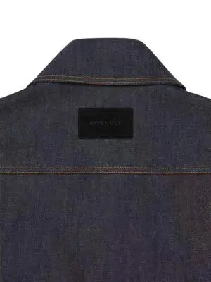 Givenchy Trapeze Jacket In Raw Denim