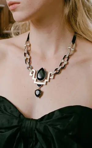 SEIDLER Tulip Reversible Necklace - Silver