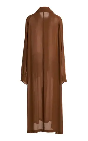 FERRAGAMO Silk Trench Coat