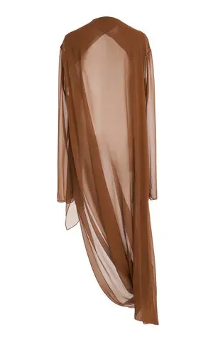 FERRAGAMO Silk Draped Top