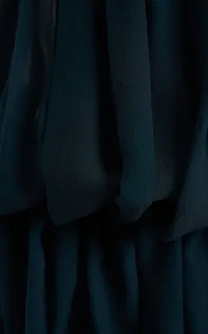 FERRAGAMO Silk Off-the-shoulder Top