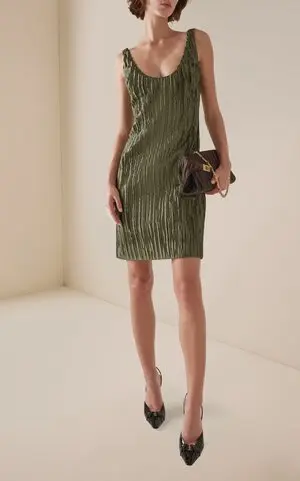 FERRAGAMO Silk-blend Mini Dress