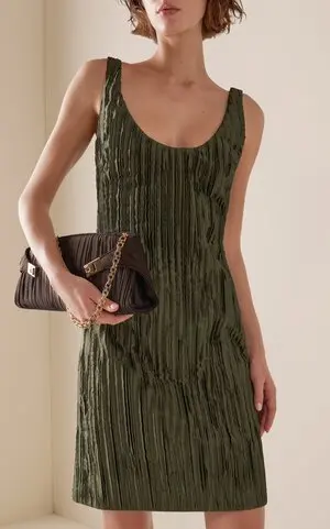 FERRAGAMO Silk-blend Mini Dress