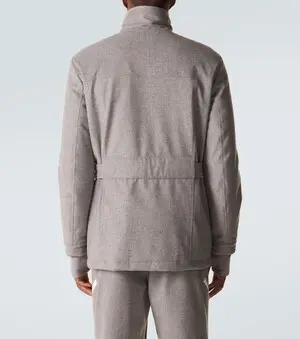 Brunello Cucinelli Belted Wool Ski Jacket