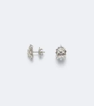 Yeprem Y-not 18kt White Gold Earrings With Diamonds