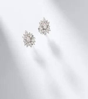 Yeprem Y-not 18kt White Gold Earrings With Diamonds