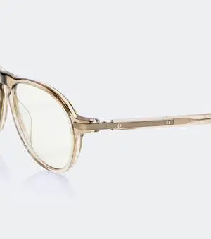 Brunello Cucinelli Sartorial Sunset Aviator Glasses