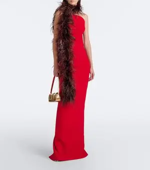 THE NEW ARRIVALS ILKYAZ OZEL Ilkyaz Feather Scarf