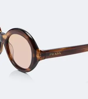 Prada Shadowplay Round Sunglasses