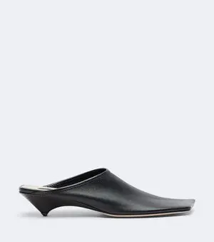 CHRISTEN Edge Leather Mules