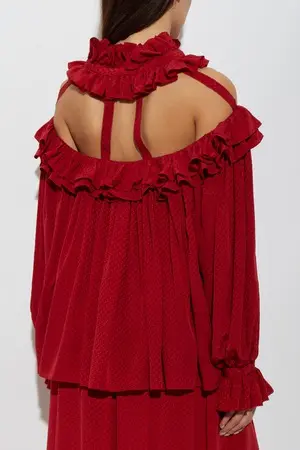 Chloé Ruffled Silk Top