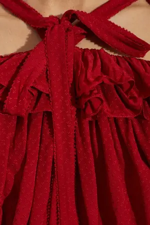 Chloé Ruffled Silk Top