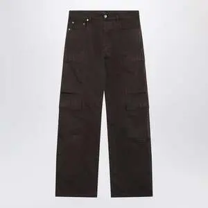 Rick Owens Double Cargo Dark Dust Jeans In Cotton - Brown