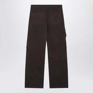 Rick Owens Double Cargo Dark Dust Jeans In Cotton - Brown