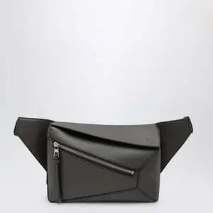 Loewe Puzzle Small Belt Bag In Dark Grey - Gray