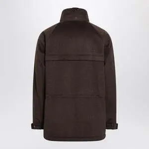 Loro Piana Dark Icer Jacket In Cashmere - Brown
