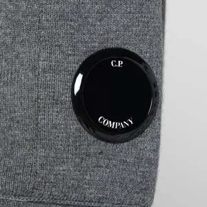 C.P. COMPANY Grey Wool-blend Sweater