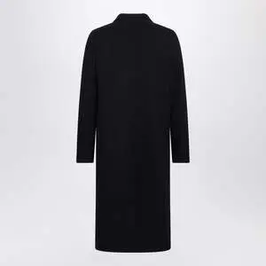 Prada Double-breasted Virgin Wool Overcoat