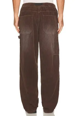 Gramicci Big Wale Carpenter Pant In Brown