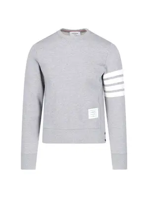 Thom Browne Crewneck Sweatshirt "loopback 4-bar - Gray