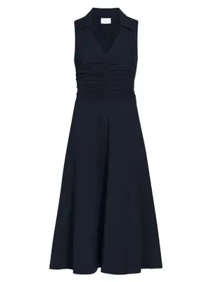 Cinq À Sept Kilda Ruched Midi-dress