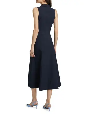 Cinq À Sept Kilda Ruched Midi-dress