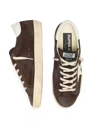 GOLDEN GOOSE Super-star In Suede With White Star Sneakers