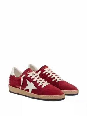 GOLDEN GOOSE Ball Star In Suede With White Star Sneakers