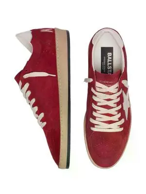 GOLDEN GOOSE Ball Star In Suede With White Star Sneakers