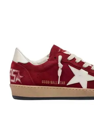 GOLDEN GOOSE Ball Star In Suede With White Star Sneakers