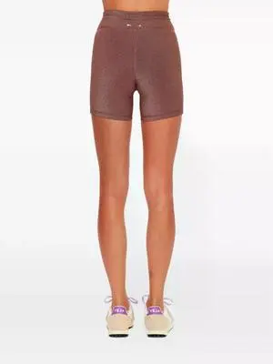 The Upside Galaxia Metallic-effect Compression Shorts