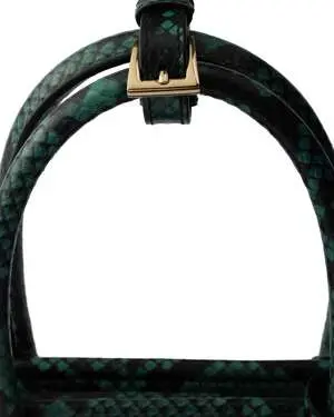 Prada Bonnie Small Ayers Leather Handbag - Green