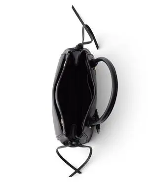 Prada Carry Mini Leather Handbag - Black