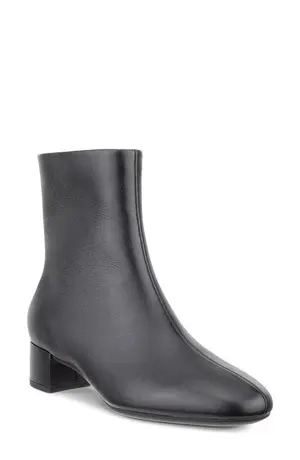 Ecco Liva Leather Bootie - Black