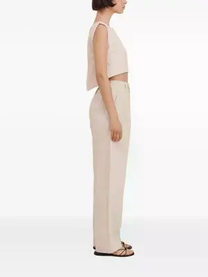 Posse Louis Pleated Trousers - Neutrals