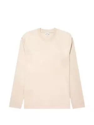 Sunspel Heavyweight Long-sleeve T-shirt - Neutrals
