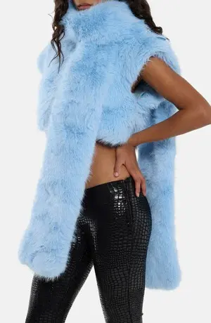 JADED LONDON Saskia Faux Fur Shrug