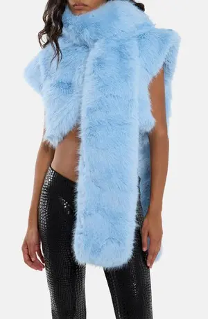JADED LONDON Saskia Faux Fur Shrug