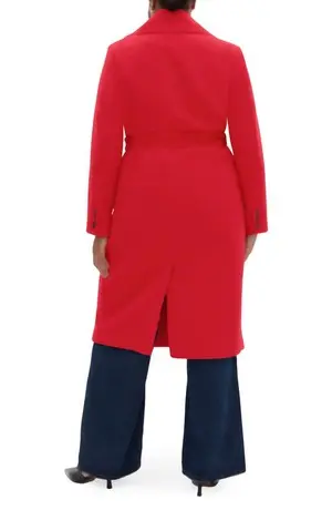 City Chic Riley Row Belted Coat