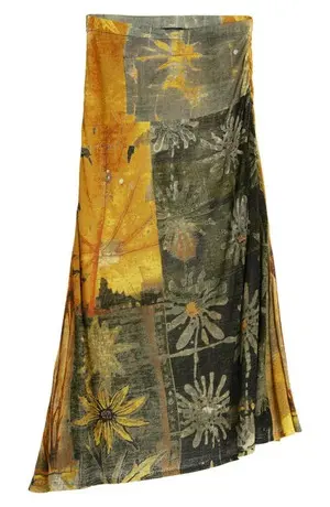 Desigual Printed Maxi Skirt